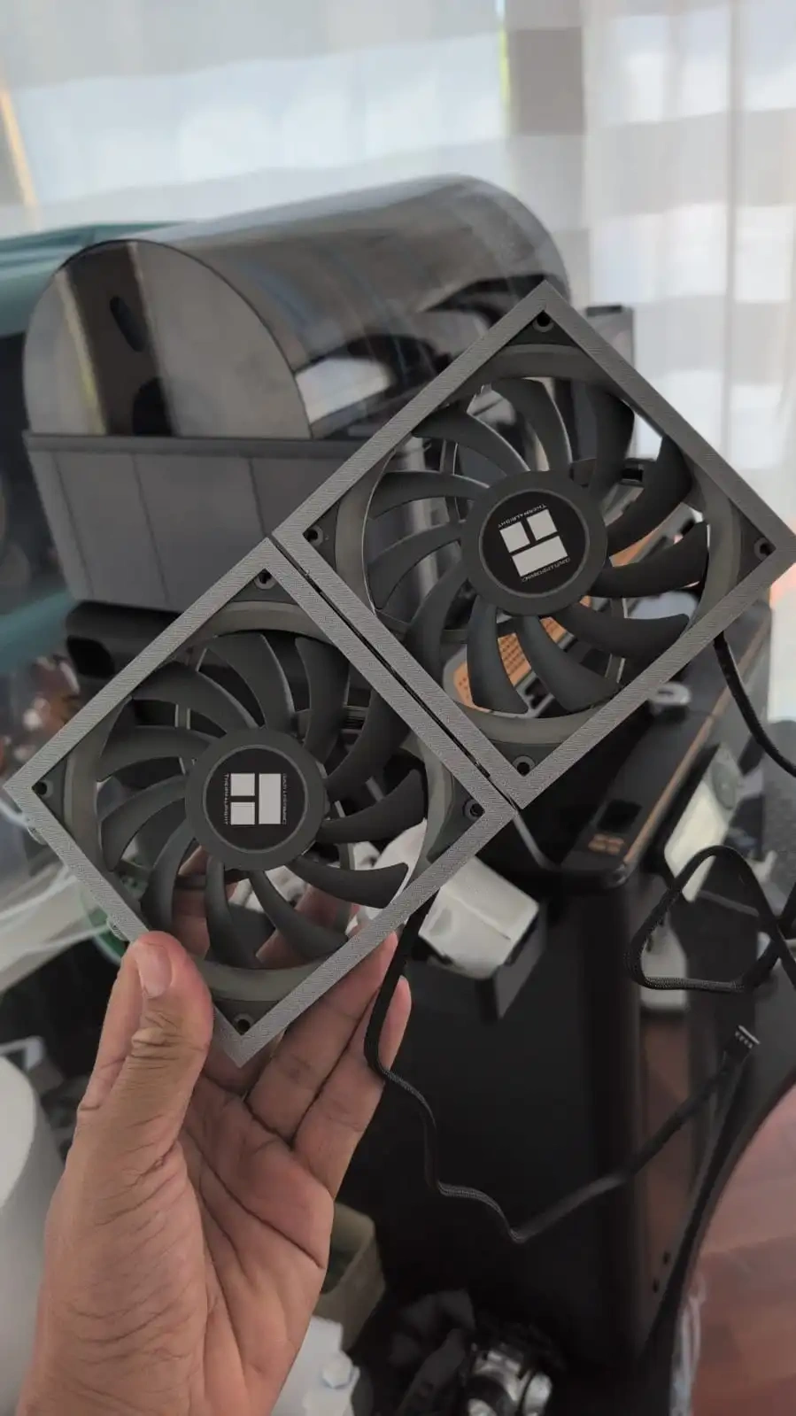 模块化电脑散热通风口或风扇框架 来自 linman MakerWorld：免费下载 3D 模型