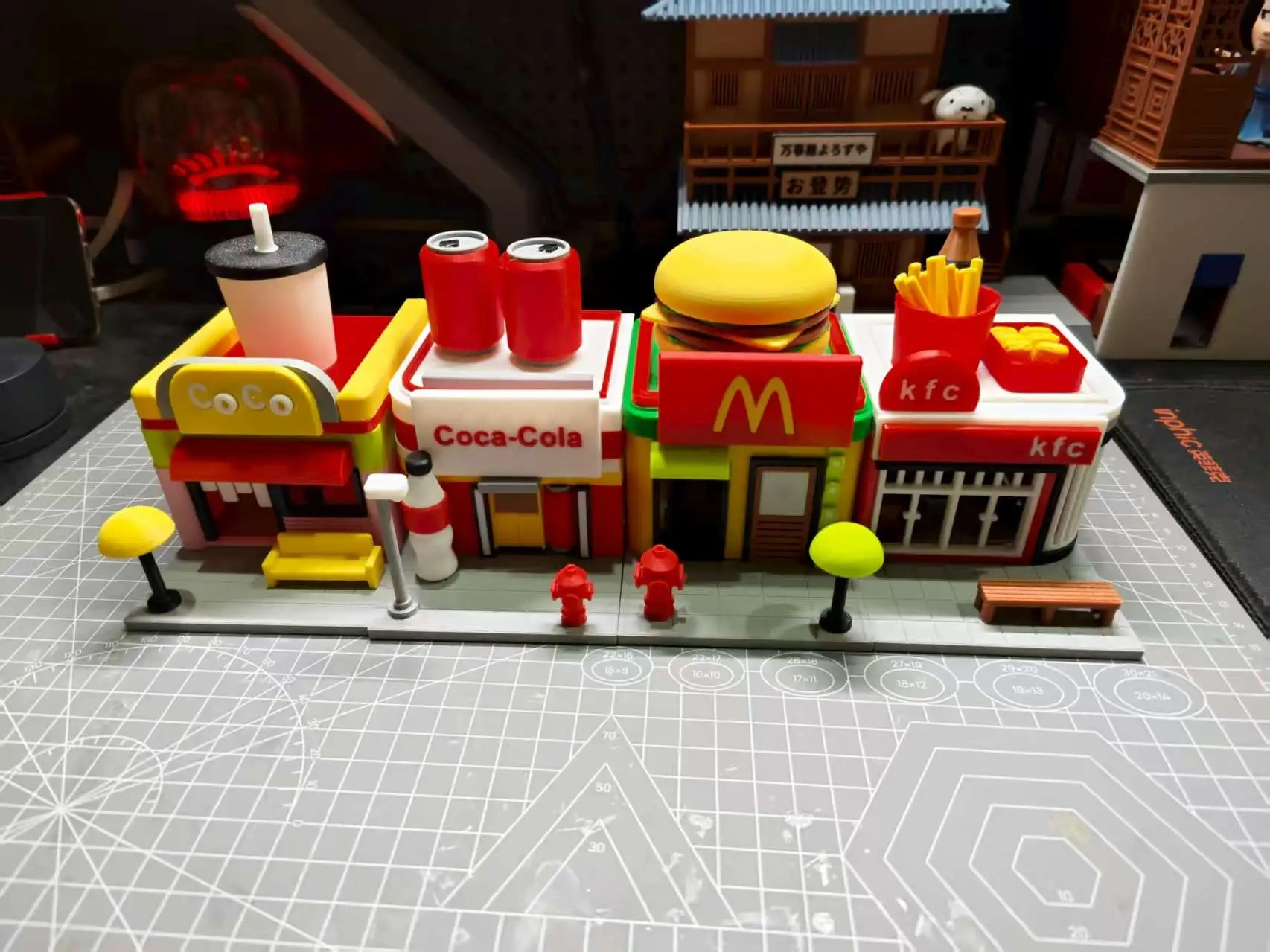 Street view KFC building model - 小包 | Nexprint: Free 3D Model Downloads