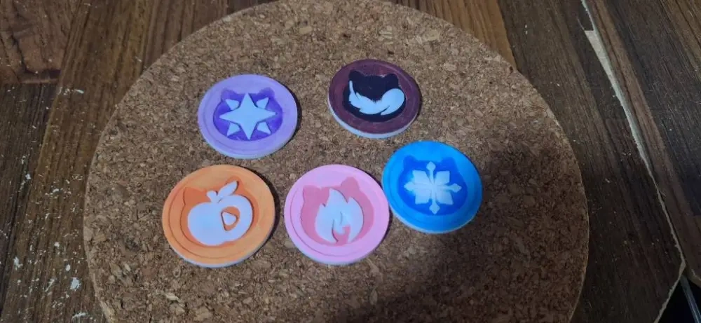 恋与深空 猫咪代币 来自 Li Yan MakerWorld：免费下载 3D 模型