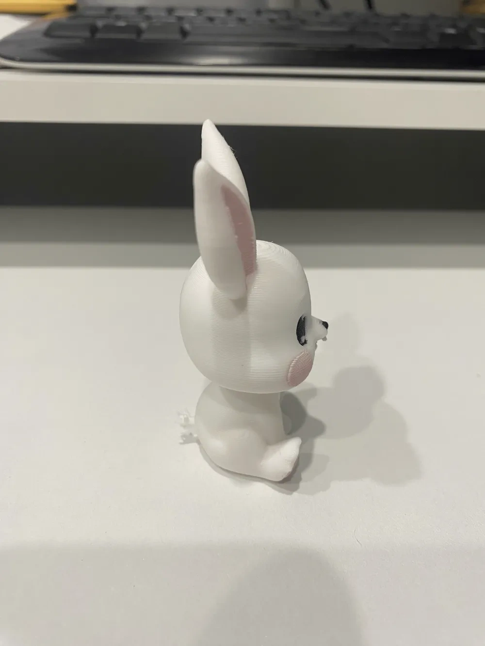 Q版兔子 可爱的3d打印手办 来自 Printlings Makerworld:免费下载 3d 模型