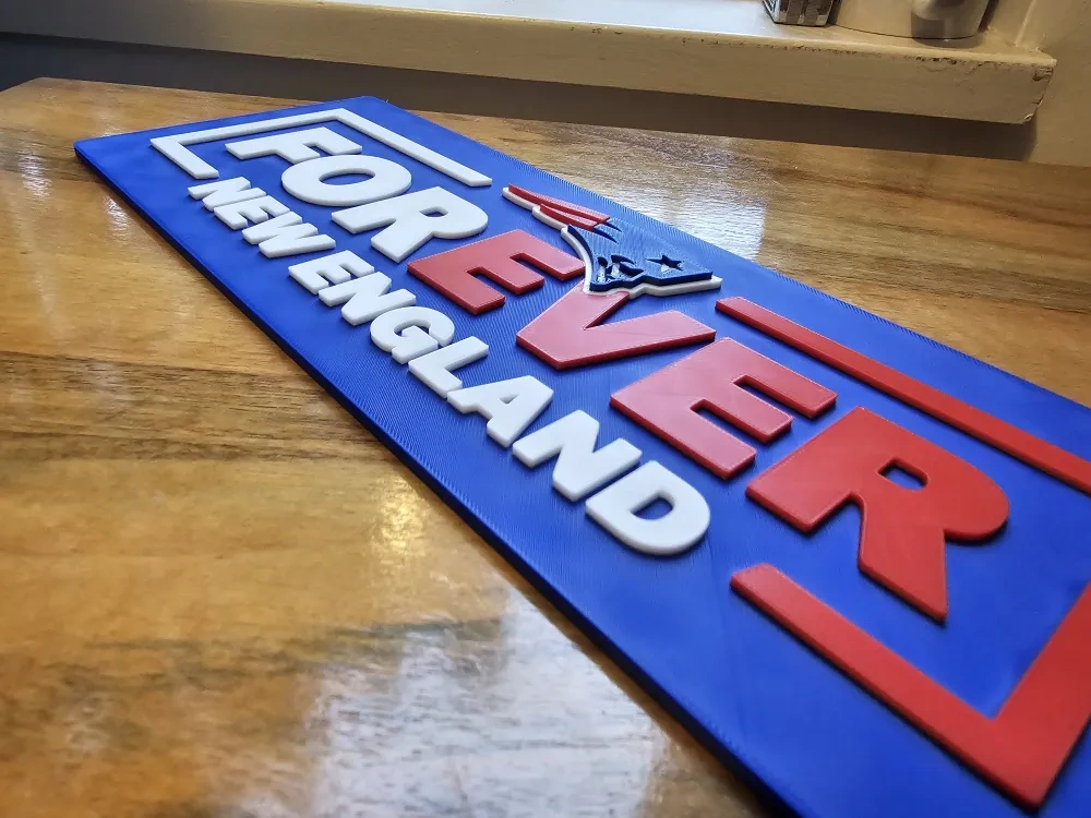 爱国者永恒 3D 标志 来自 Fast3D MakerWorld：免费下载 3D 模型