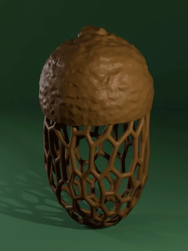 Voronoi橡子 二次创作 - 来自 mosselini1 MakerWorld：免费下载 3D 模型