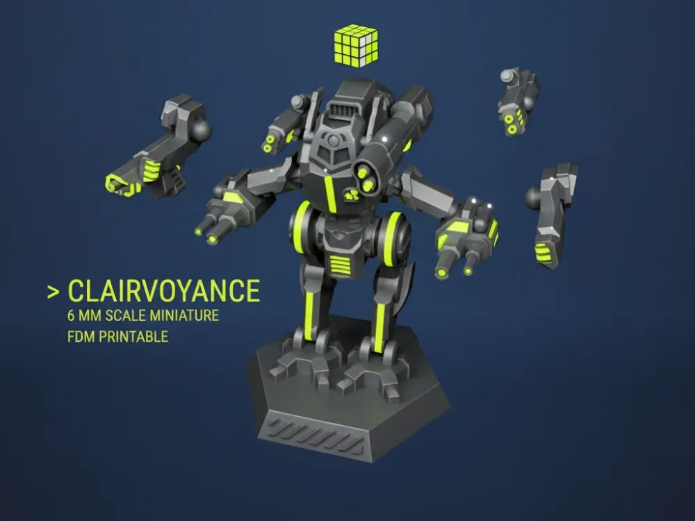 幽冥一号-无需支撑-全可动 来自 3D_WAR MakerWorld：免费下载 3D 模型