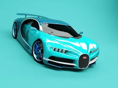 Buggati Chiron 来自 Bell-Æ-1Z MakerWorld：免费下载 3D 模型