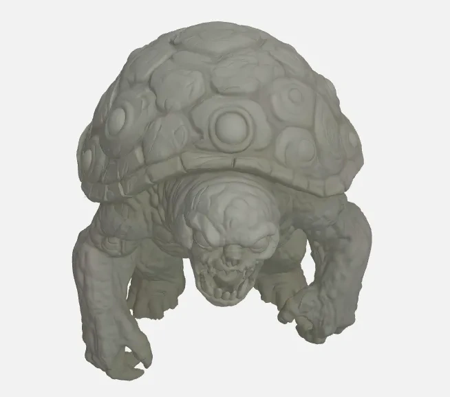 噩梦乌龟 来自 Vanessa & Jake Bennett MakerWorld：免费下载 3D 模型