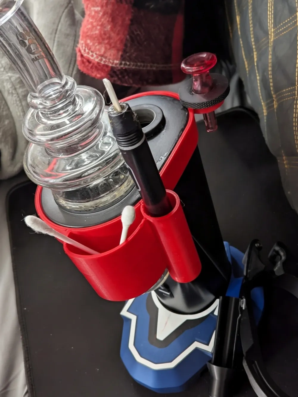 DR DABBER SWITCH 2 TOP 棉签 热刀 + 盖子支架 来自 joshtownsend MakerWorld：免费下载 3D 模型