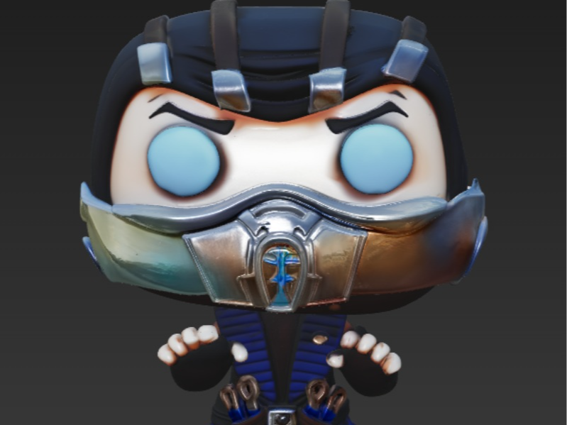 Sub-Zero – Funko Pop 风格 3D模型 真人快打 来自 Tincho El Carpincho MakerWorld：免费 ...