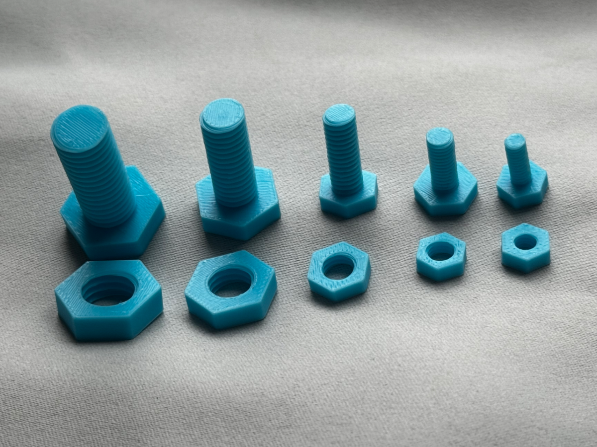 螺丝&螺母套装 – M4, M5, M6, M8, M10 - 免费 3D 打印模型 - MakerWorld