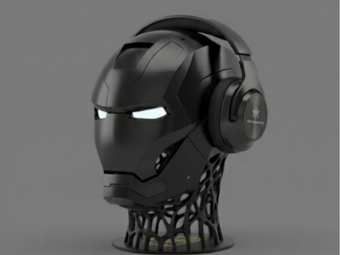 耳机支架 - 钢铁侠 来自 ErDo MakerWorld：免费下载 3D 模型