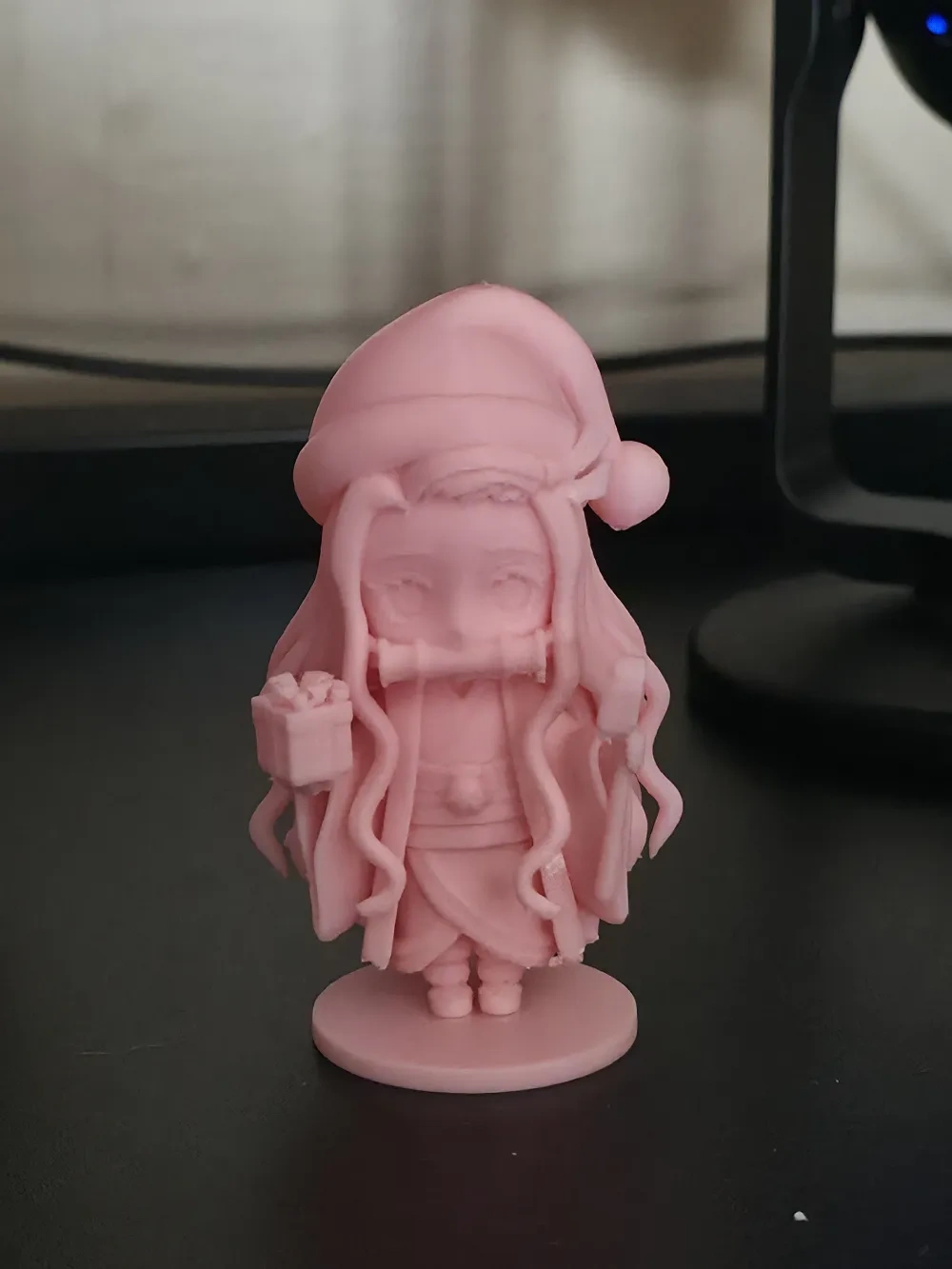 圣诞祢豆子 - 桌面摆件 - 鬼灭之刃 来自 frapbotta MakerWorld：免费下载 3D 模型