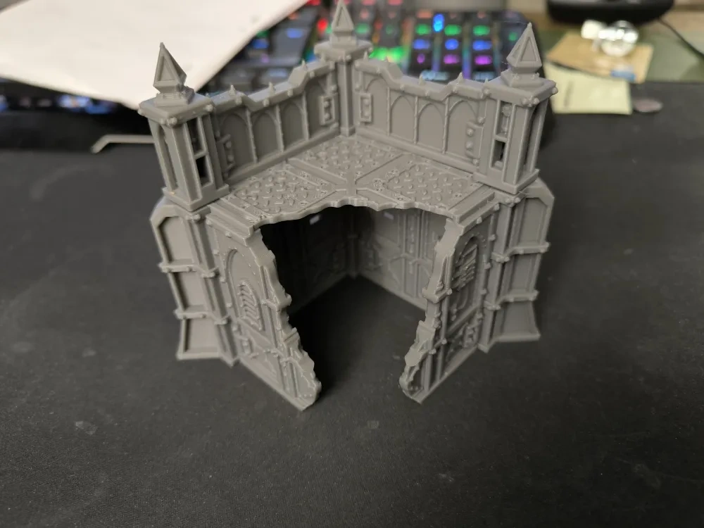 哥特区：堡垒 - 模块化样品 来自 fabricatorslair MakerWorld：免费下载 3D 模型