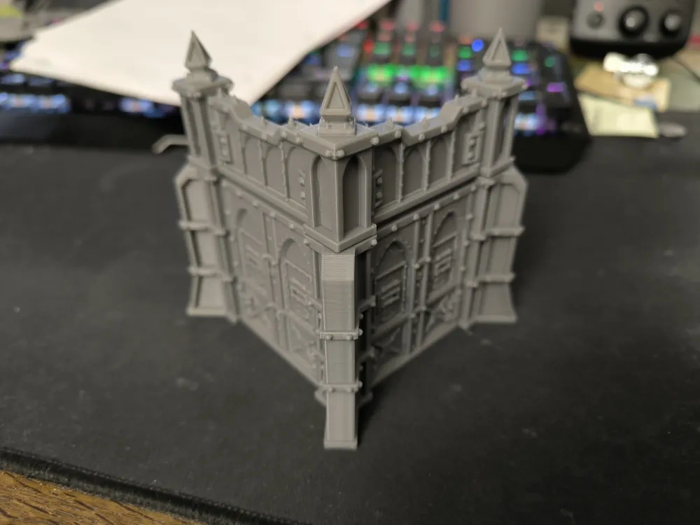 哥特区：堡垒 - 模块化样品 来自 fabricatorslair MakerWorld：免费下载 3D 模型