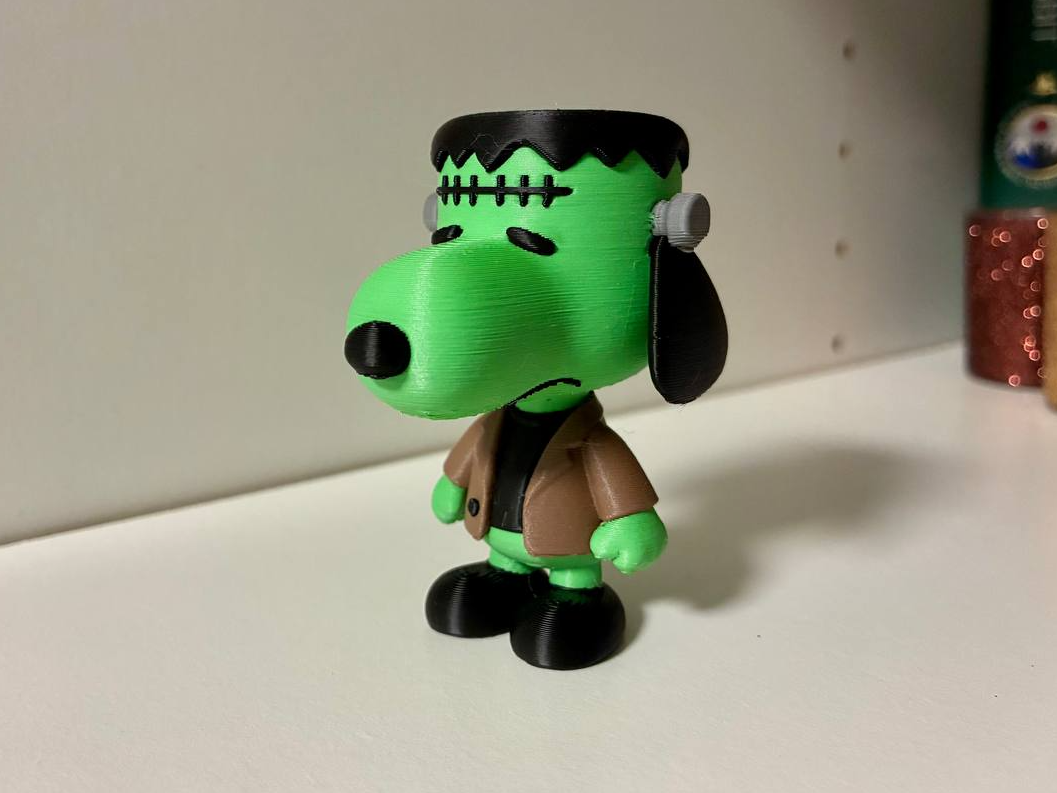 Snoopy Frankenstein - 免费 3D 打印模型 - MakerWorld