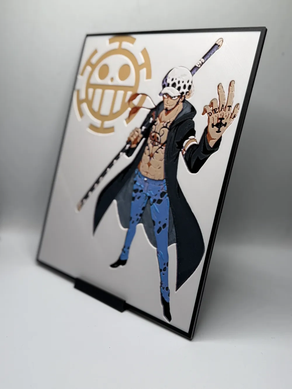 海贼王 HueForge - 罗 来自 MonkeyForge 3D MakerWorld：免费下载 3D 模型