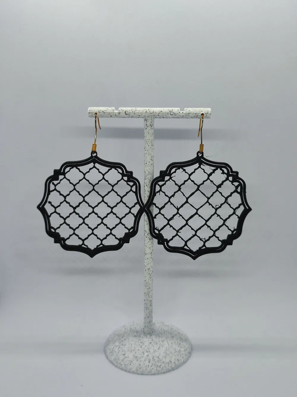 阿尔罕布拉宫花窗耳环 来自 Layered Art 3D MakerWorld：免费下载 3D 模型