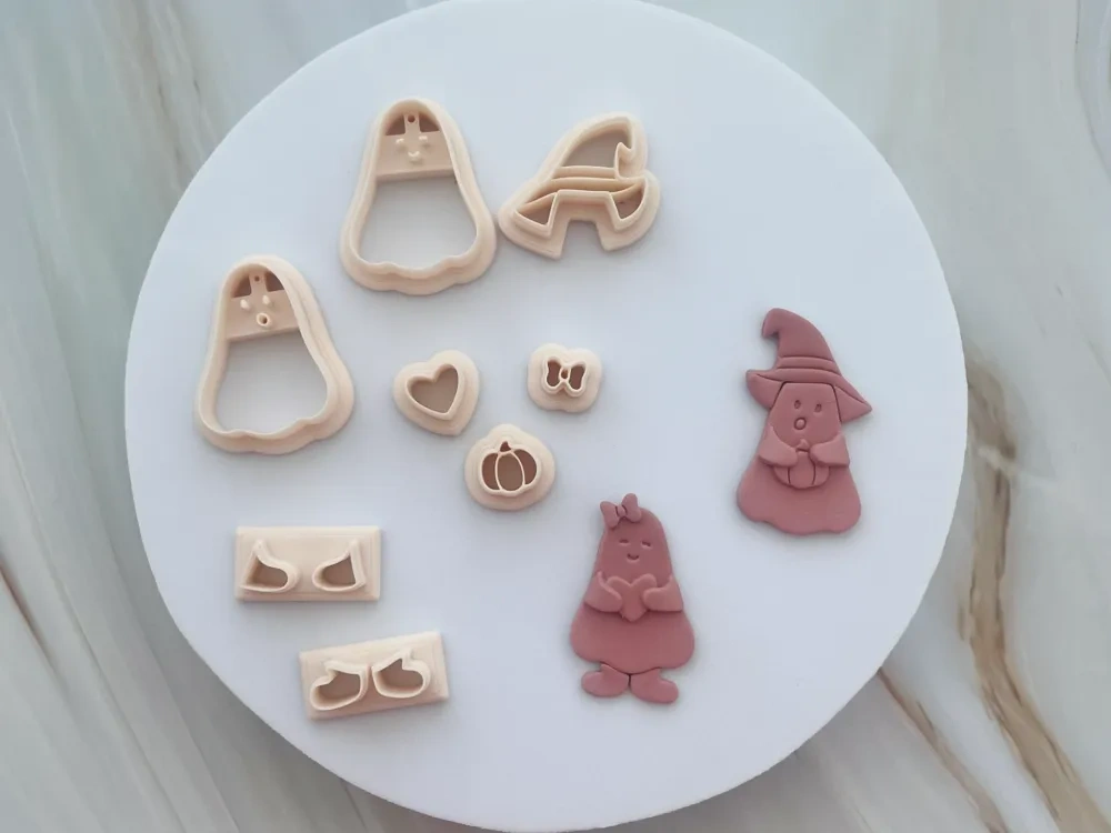 鬼魂软陶切割器套装 来自 Crino Art Designs MakerWorld：免费下载 3D 模型