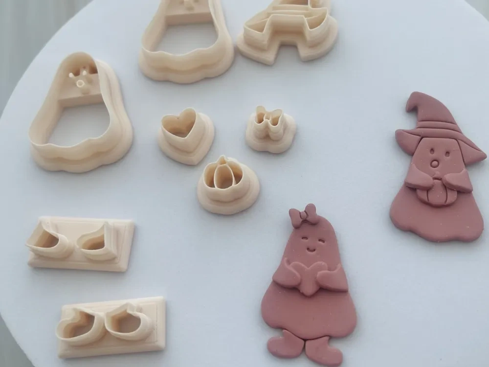 鬼魂软陶切割器套装 来自 Crino Art Designs MakerWorld：免费下载 3D 模型