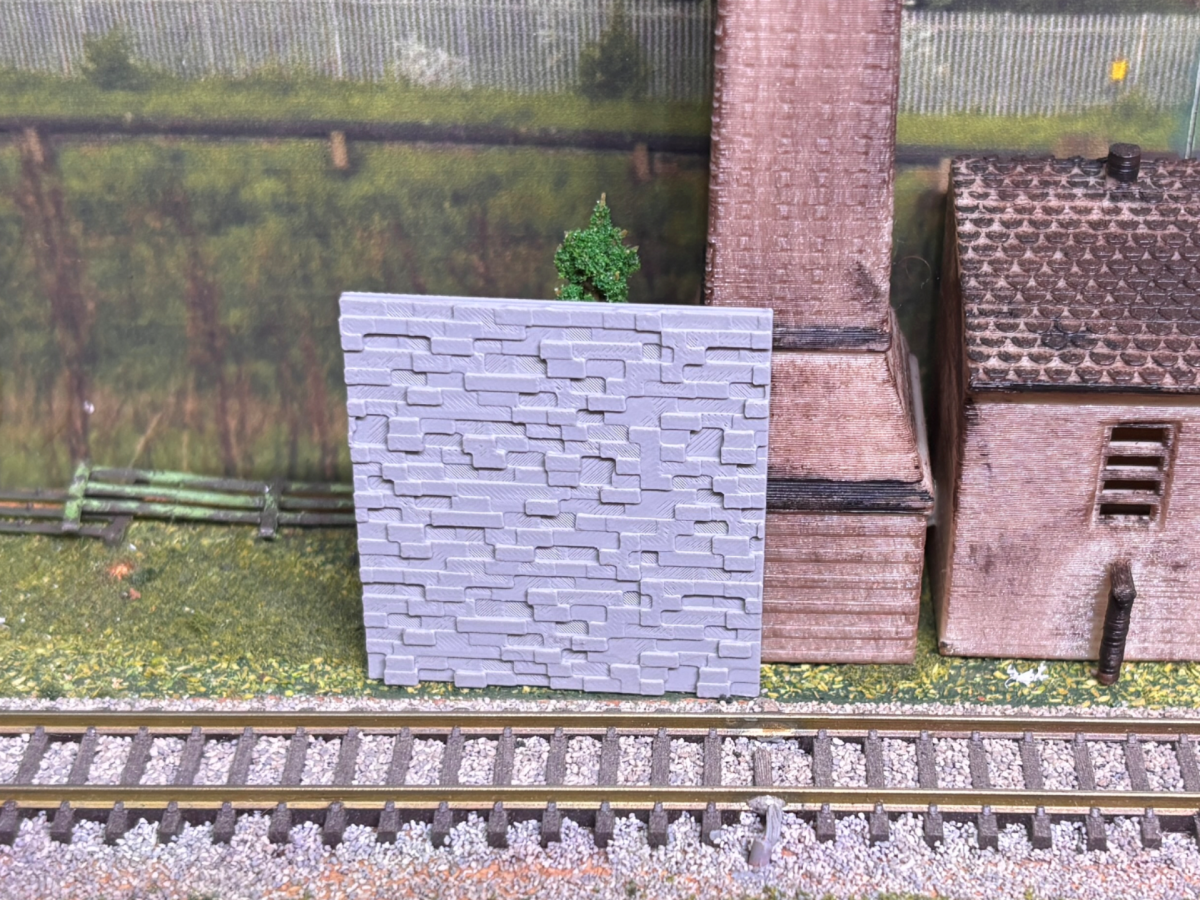 N Scale 石墙模板 (1:148) 来自 Trenko MakerWorld：免费下载 3D 模型