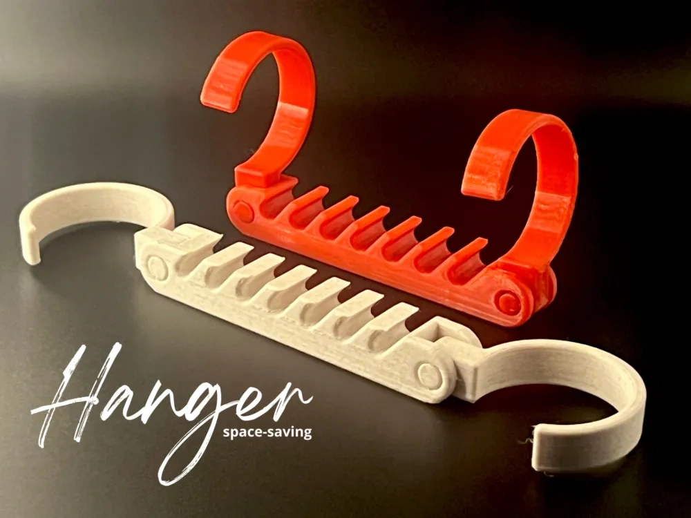 节省空间的多功能衣架 来自 giλn MakerWorld：免费下载 3D 模型