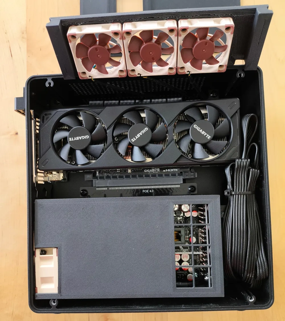 Jonsbo NV10 Mini ITX 机箱 猫头鹰气流散热 - 免费 3D 打印模型 - MakerWorld