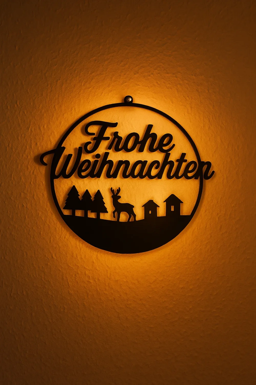 圣诞快乐 – 冬日壁饰 来自 firevegeta MakerWorld：免费下载 3D 模型