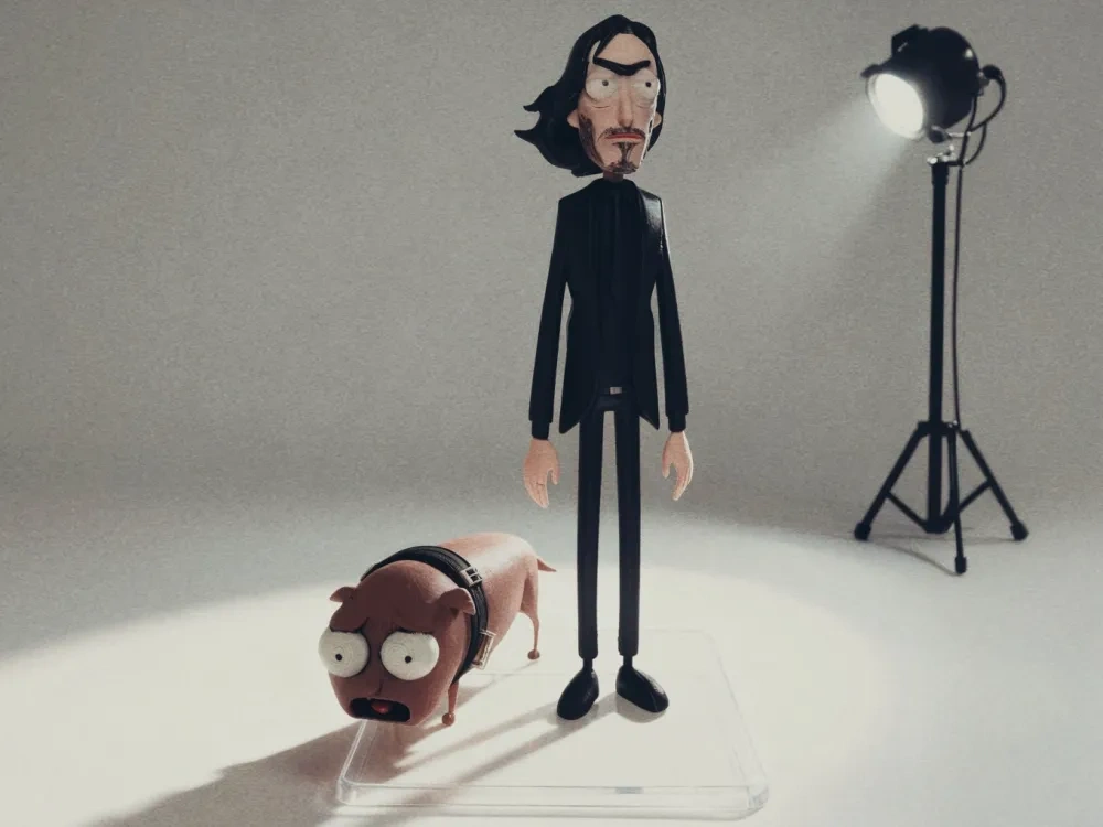 瑞克与莫蒂-约翰·威克瑞克版 来自 NATURAL222 MakerWorld：免费下载 3D 模型