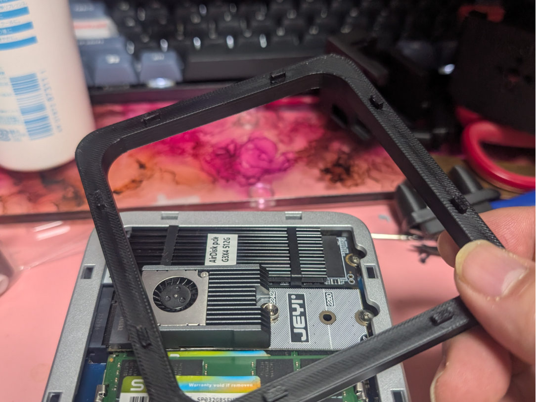 GMKtec G10 用于 M5Stack LLM8850 卡的垫片 来自 Takao MakerWorld：免费下载 3D 模型