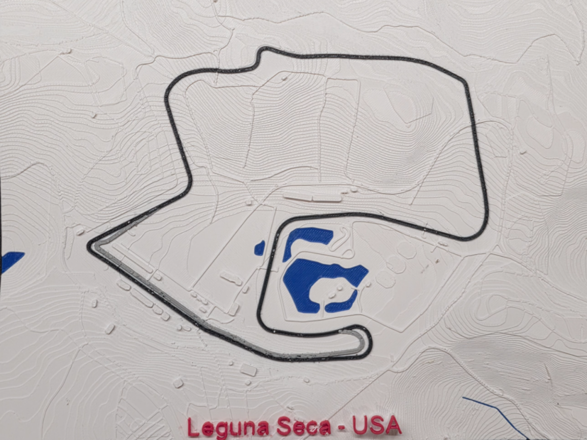 Laguna Seca 3D微缩模型 来自 Haplo5 MakerWorld：免费下载 3D 模型
