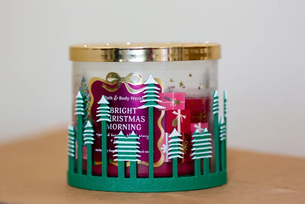 Bath and Body Works 3芯圣诞烛台 来自 bryangia MakerWorld：免费下载 3D 模型
