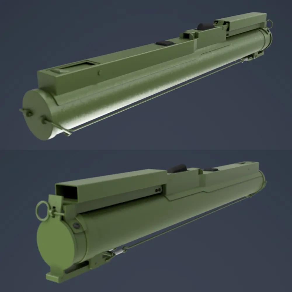 M72 LAW V1 66毫米火箭发射器 - 免费 3D 打印模型 - MakerWorld