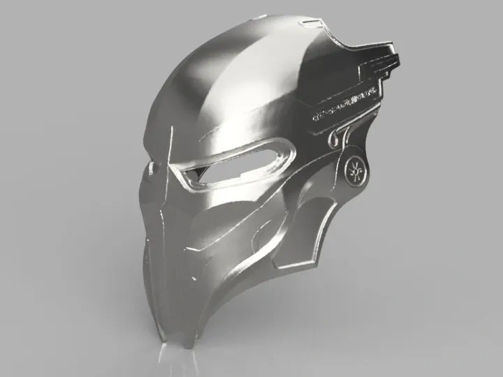 铁血战士荒地德克面具 – 角色扮演头盔 AVP 来自 Timberlake Creations MakerWorld：免费下载 3D 模型