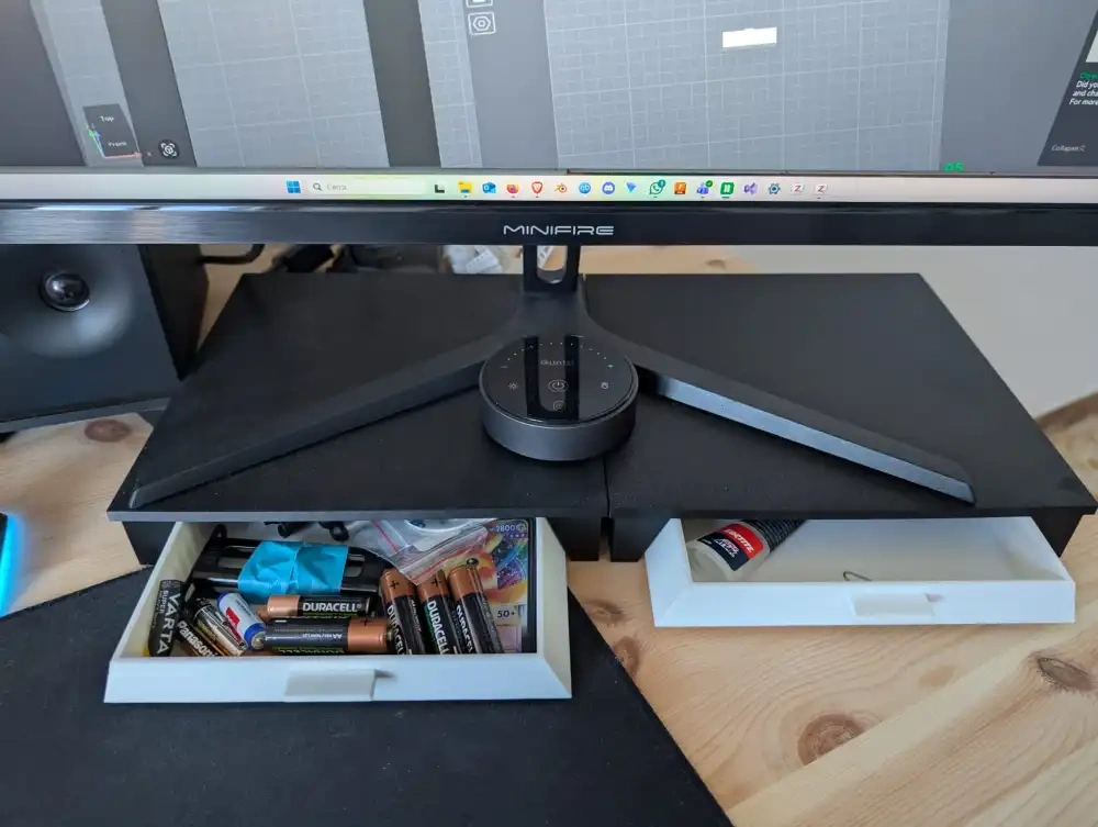 桌面抽屉显示器增高架 来自 gifix MakerWorld：免费下载 3D 模型