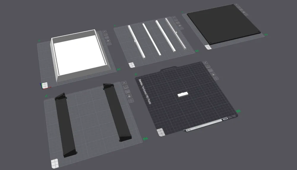桌面抽屉显示器增高架 来自 gifix MakerWorld：免费下载 3D 模型