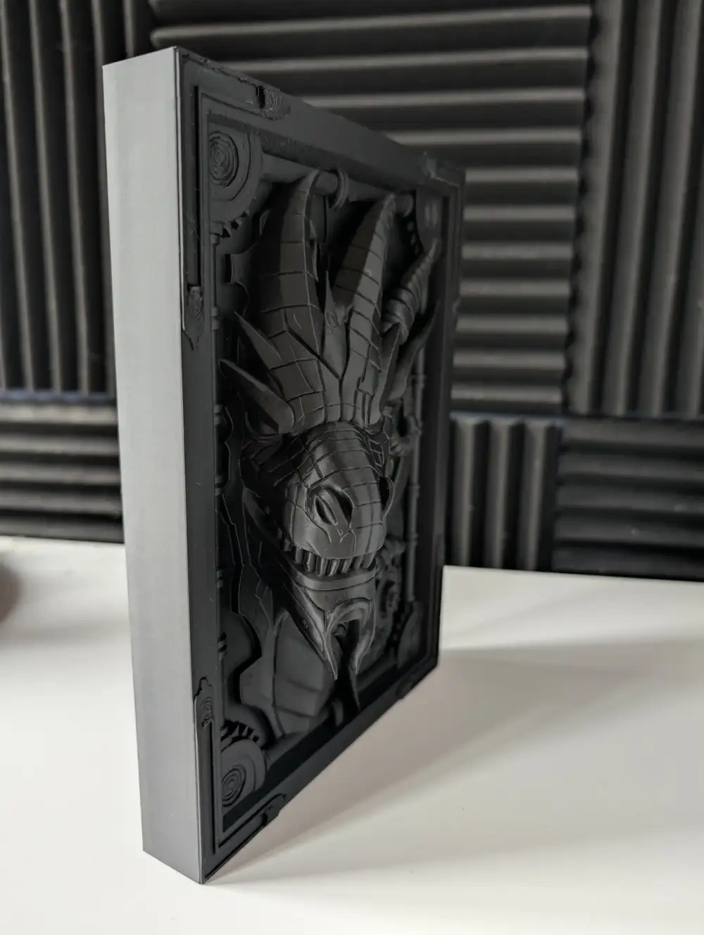 蒸汽朋克龙 3D 浮雕 – 机械墙艺 来自 orrca33 MakerWorld：免费下载 3D 模型