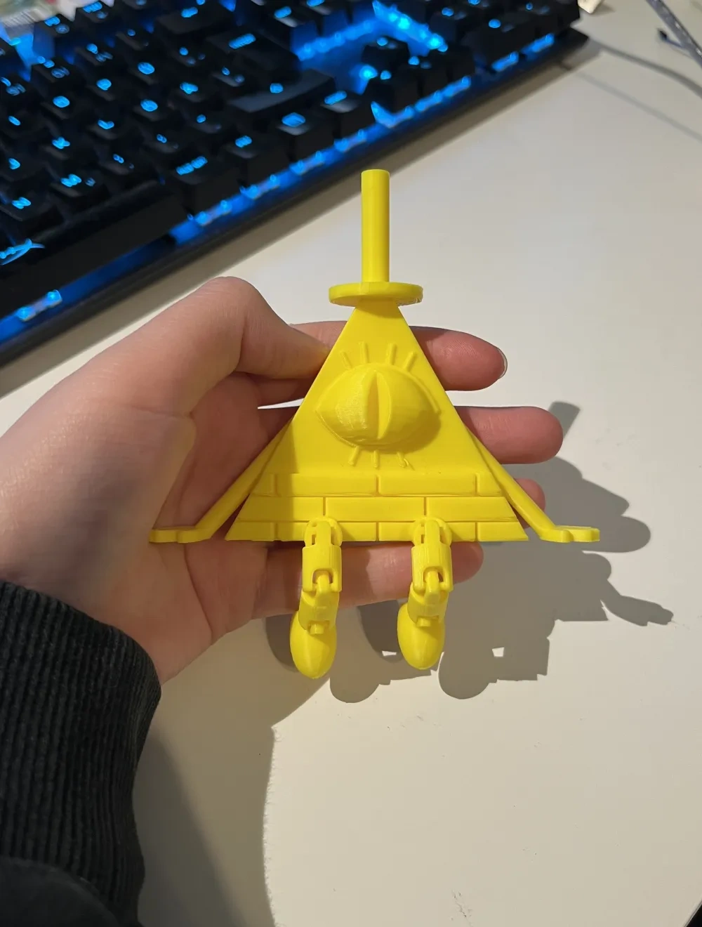伙伴 Bill Cipher 来自 RebPrints MakerWorld：免费下载 3D 模型