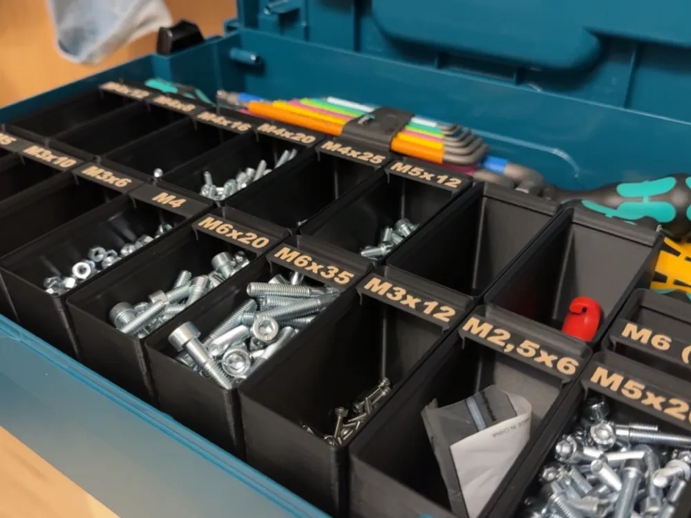 Makita Makpac Gr1 螺丝收纳 二次创作 - 来自 danielenns0 MakerWorld：免费下载 3D 模型