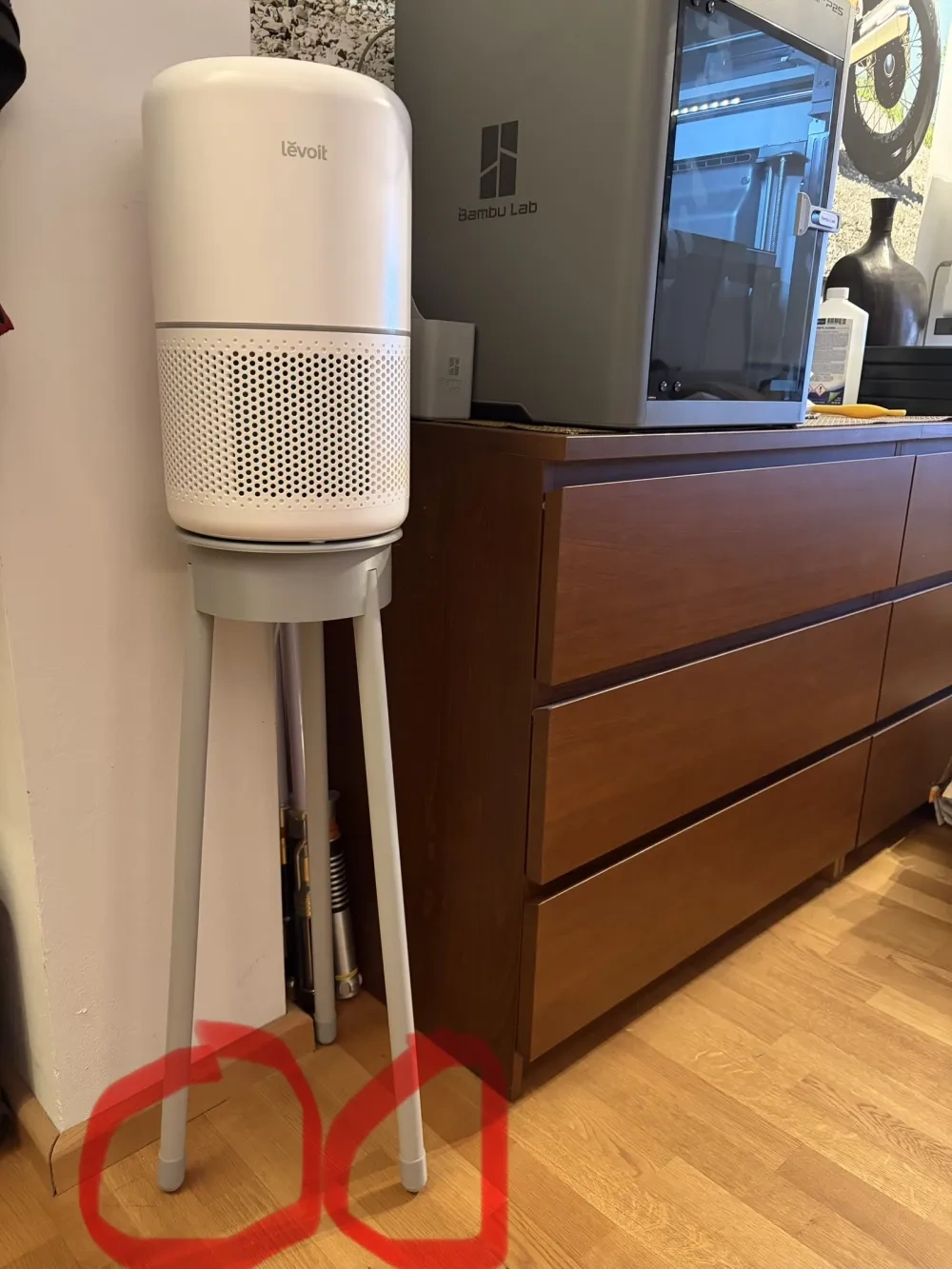 用于圆管的底座，例如植物支架等等 来自 Alexander Cruise MakerWorld：免费下载 3D 模型