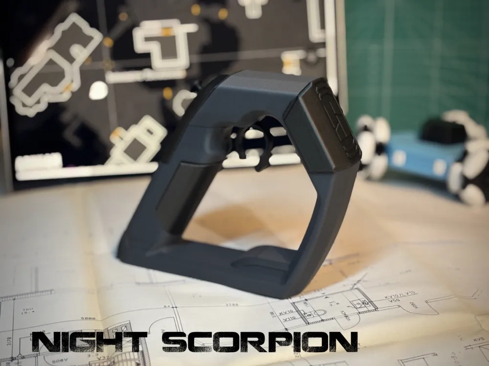 CyberBrick ARCCASTER AC-1 - Cyber Wielder 侧边武器 来自 Viltsu MakerWorld：免费 ...