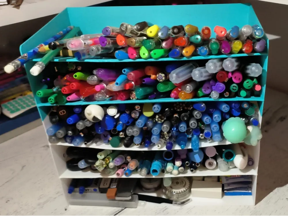 铅笔造型桌面收纳盒 来自 Teroro MakerWorld：免费下载 3D 模型