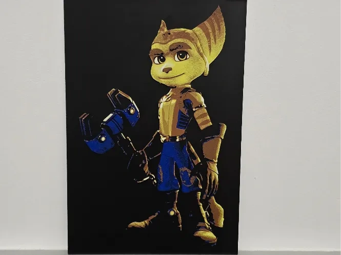 Ratchet Lombax Hueforge 来自 TSR Shift MakerWorld：免费下载 3D 模型
