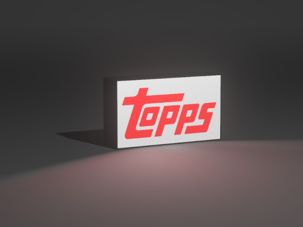 Topps 集换式卡牌灯箱 来自 Fresh Prints 3D Printing and Design MakerWorld：免费下载 3D 模型