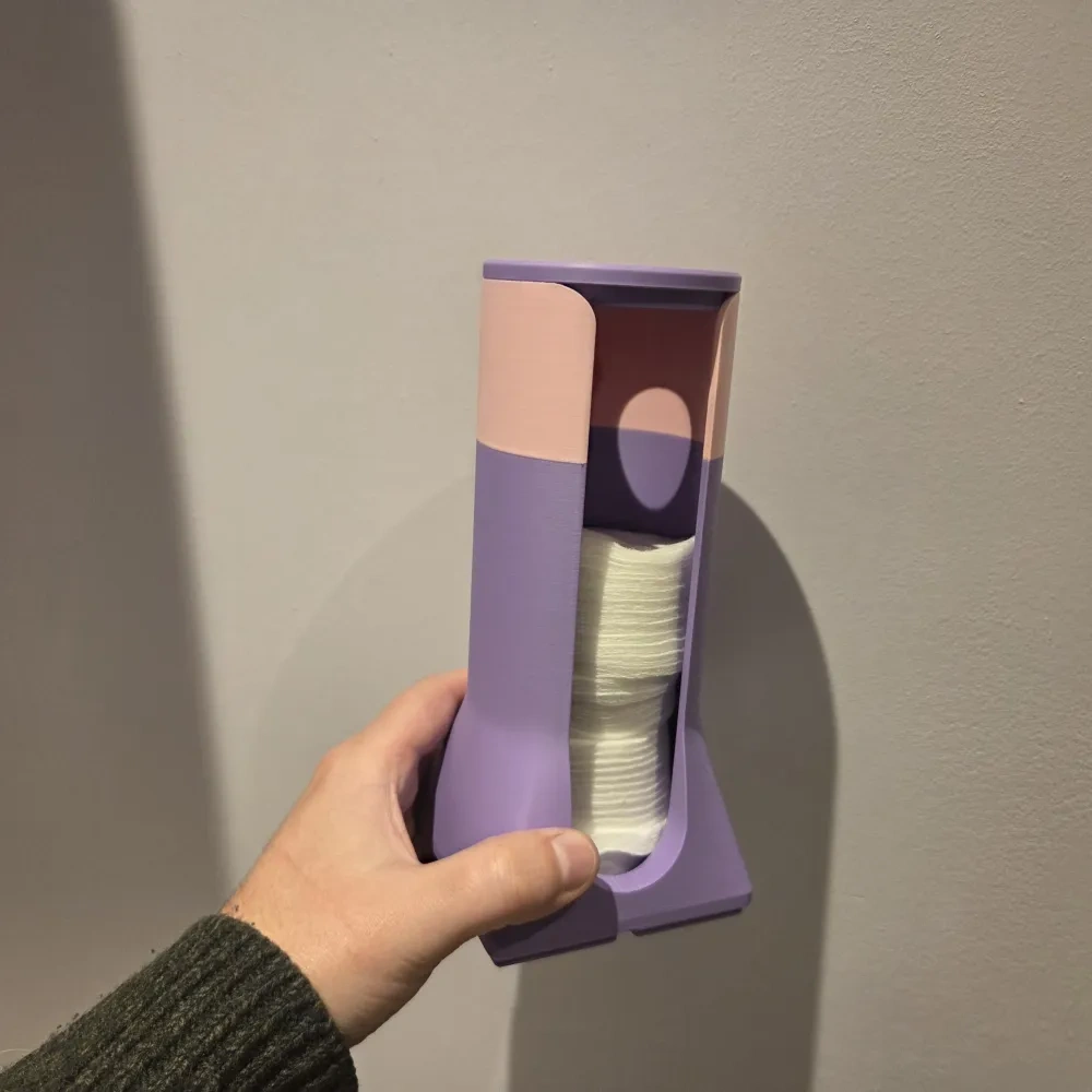 Gridfinity - 化妆棉分配器 来自 Tim MakerWorld：免费下载 3D 模型