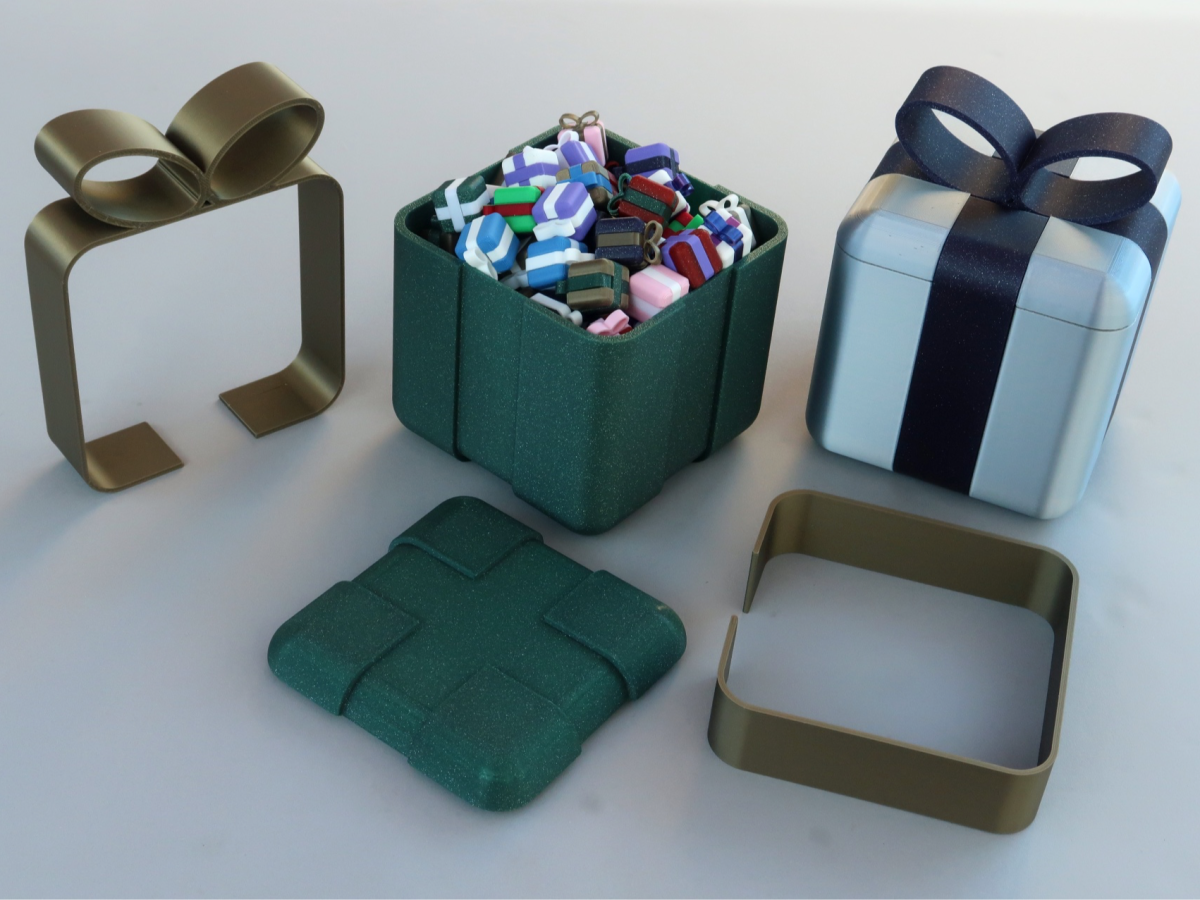 圣诞礼物盒 来自 N33 Designs MakerWorld：免费下载 3D 模型