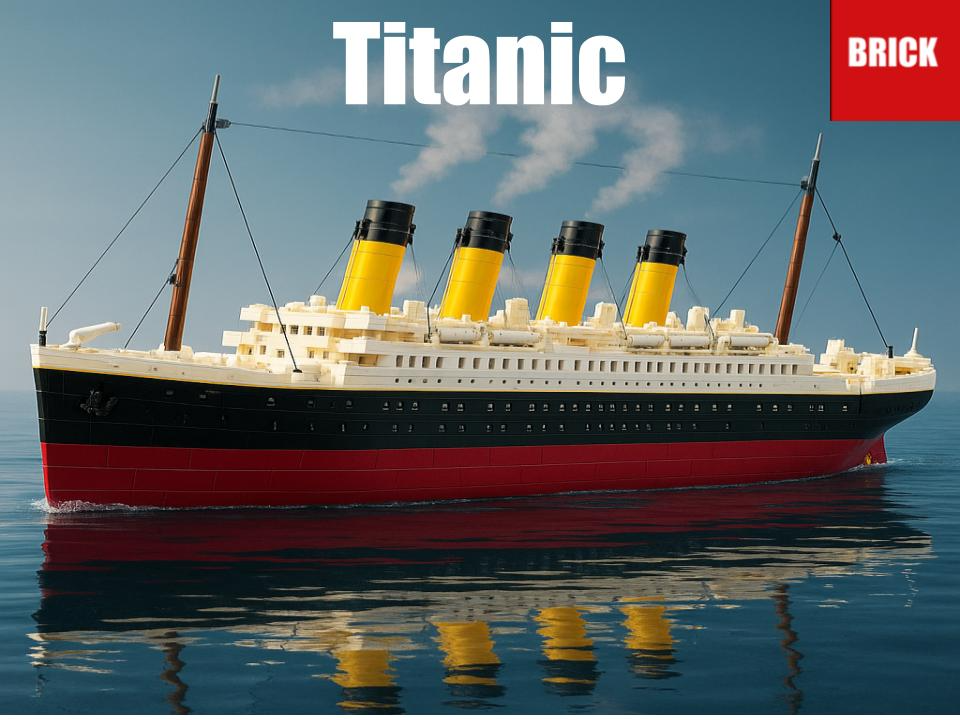 积木泰坦尼克号套装 来自 Red Brick MakerWorld：免费下载 3D 模型