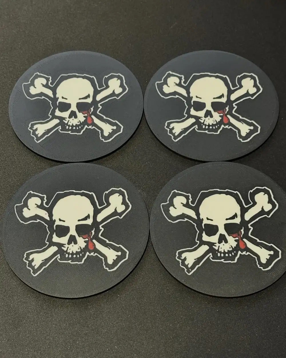 Blood for Blood 标志杯垫 来自 cyclejunkie74 MakerWorld：免费下载 3D 模型