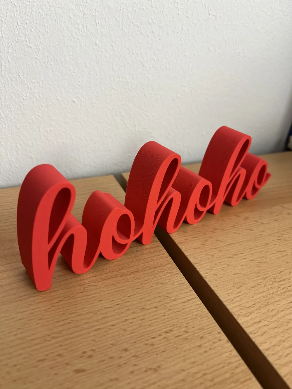 Hohoho 立式字样 - 圣诞节 来自 3DDruckMH MakerWorld：免费下载 3D 模型