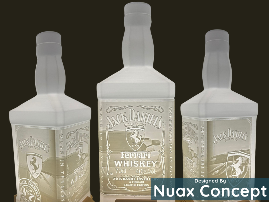 Litho - Jack Daniels - Ferrari 来自 Jordan_NuaxC MakerWorld：免费下载 3D 模型