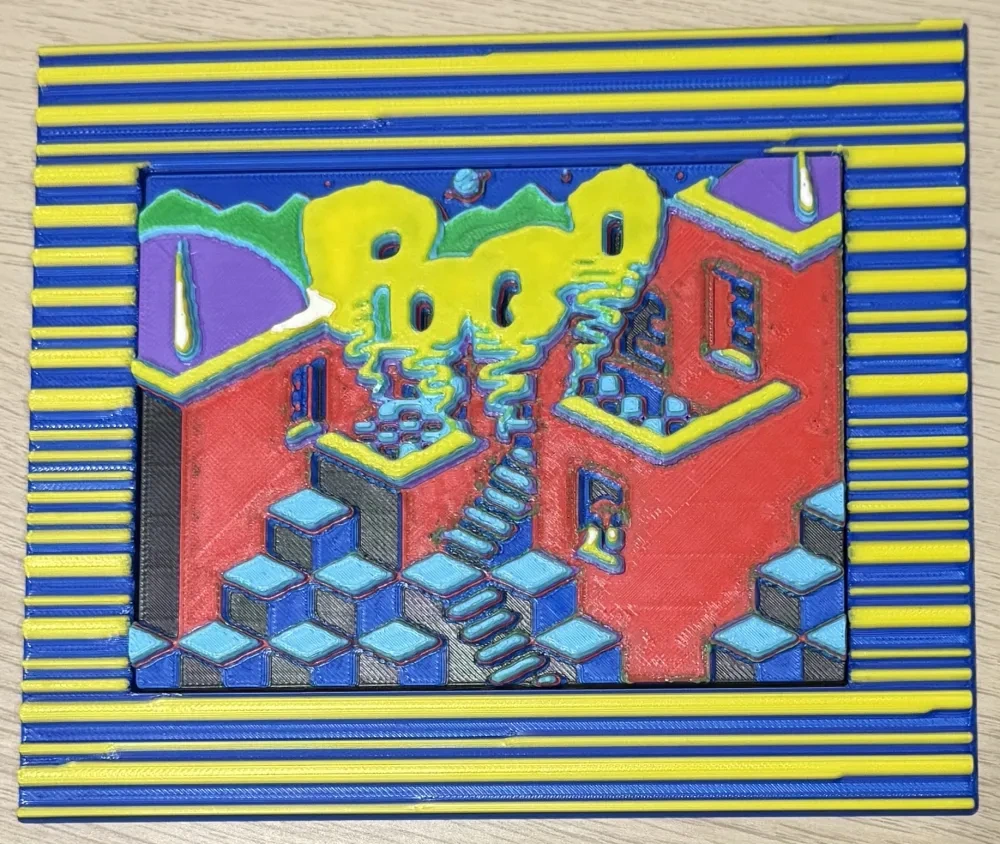 Pogo - Ocean Software - ZX Spectrum 加载界面 来自 Hathiman MakerWorld：免费下载 3D 模型