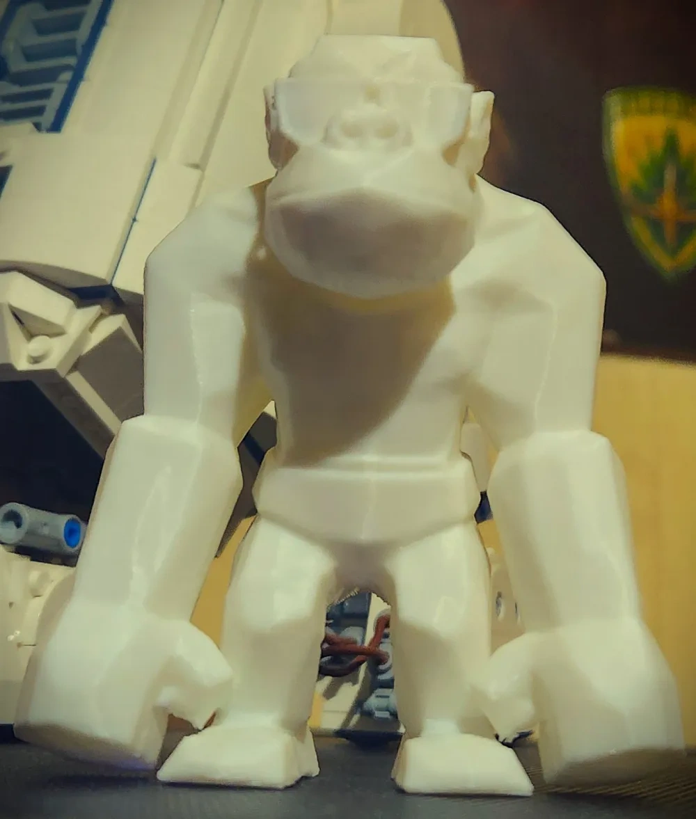 Mega Bonk Monke – 多边形可涂色手办 来自 MitGel MakerWorld：免费下载 3D 模型