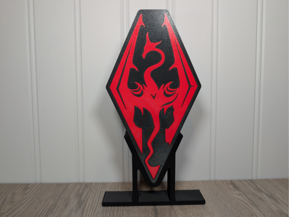 Skyrim LED 灯箱 来自 MFDesigns3D MakerWorld：免费下载 3D 模型